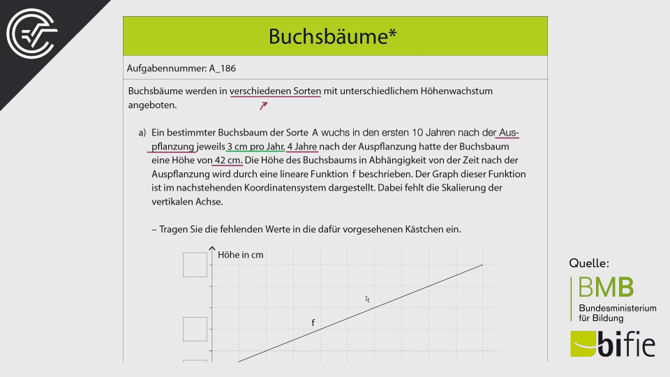 Bifie Aufgabenpool Mathematik erklärt mit Videos - für AHS & BHS